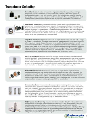 Panametrics ut transducers | PDF