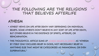 Afterlife | PDF
