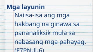 Ang mga mahahalagang Elemento sa Pagsasagawa ng PANANALIKSIK.pptx