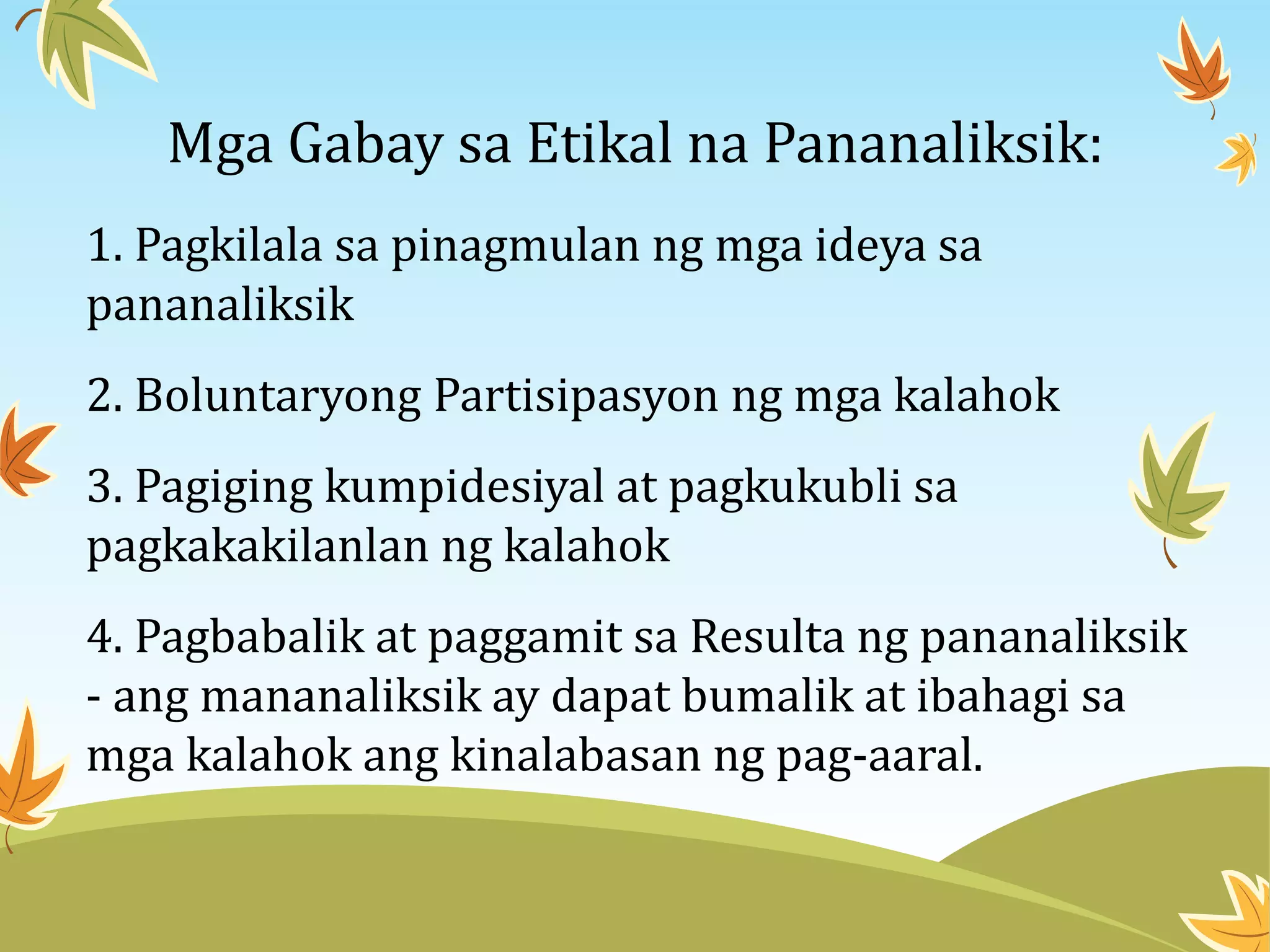 PANANALIKSIK-METODO.pptx