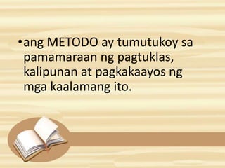 PANANALIKSIK-METODO.pptx
