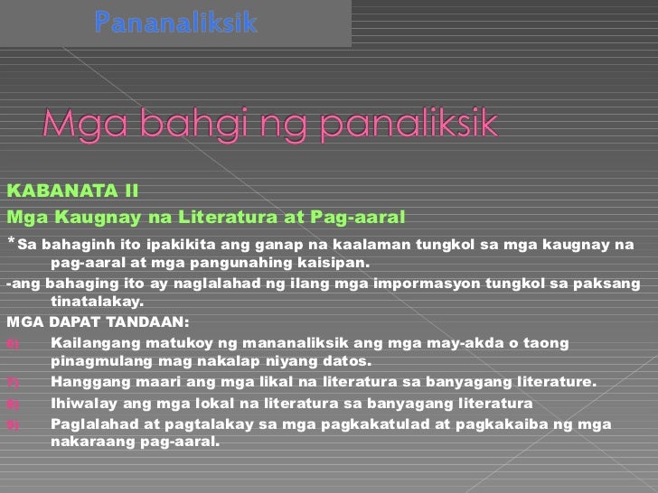 Kabanata 2 Pananaliksik