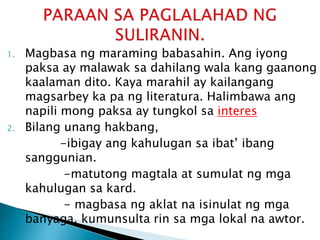 Kahalagahan ng Pananaliksik | PPTX