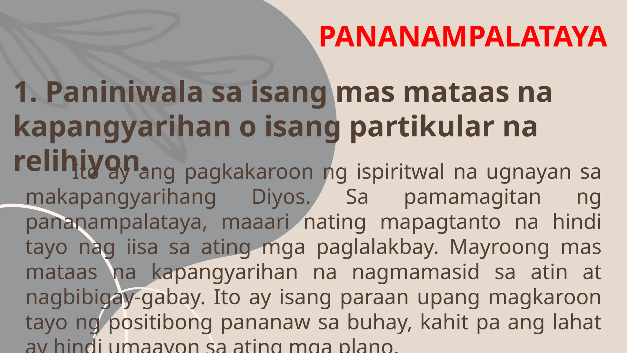 Kahalagahan ng Pananampalataya ng tao.pptx