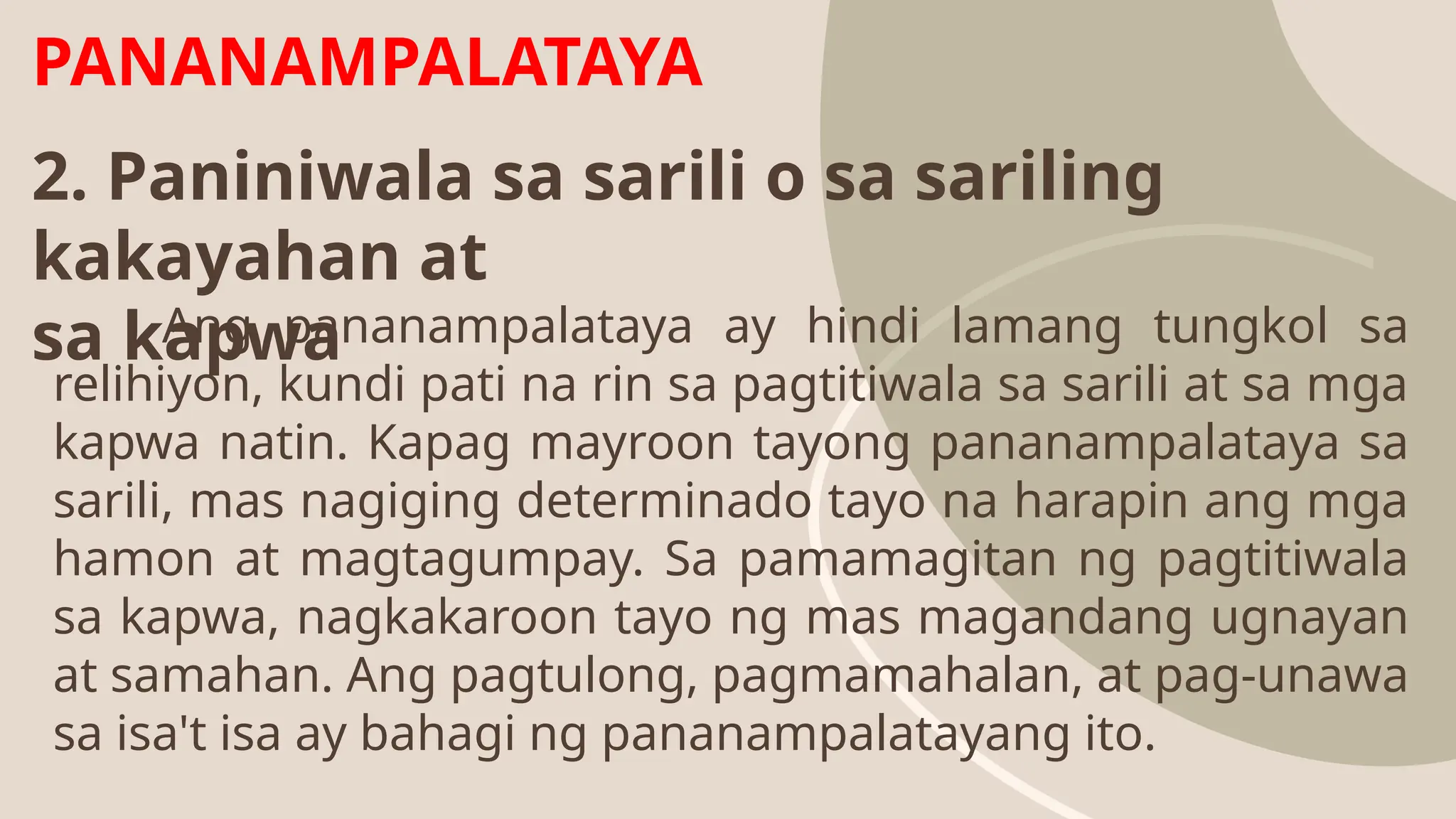 Kahalagahan ng Pananampalataya ng tao.pptx