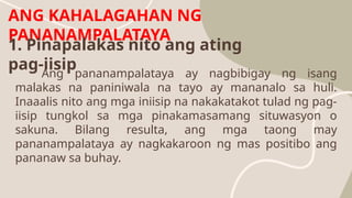 Kahalagahan ng Pananampalataya ng tao.pptx