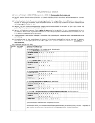 Pan application form 49 aa for foreign citizens | PDF | Personal Taxes ...