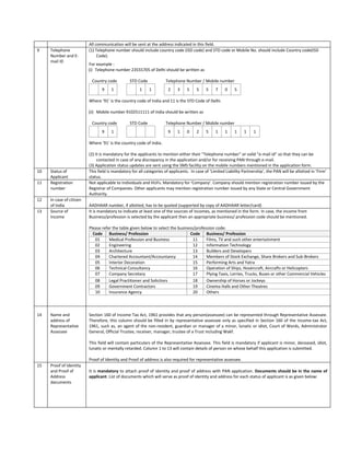 Pan application form 49 a for indian citizens | PDF | Personal Taxes ...