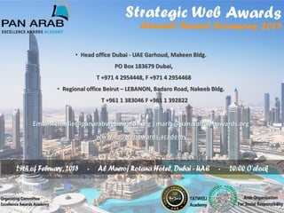 Pan arab excellence awards overview-REVISED | PPT