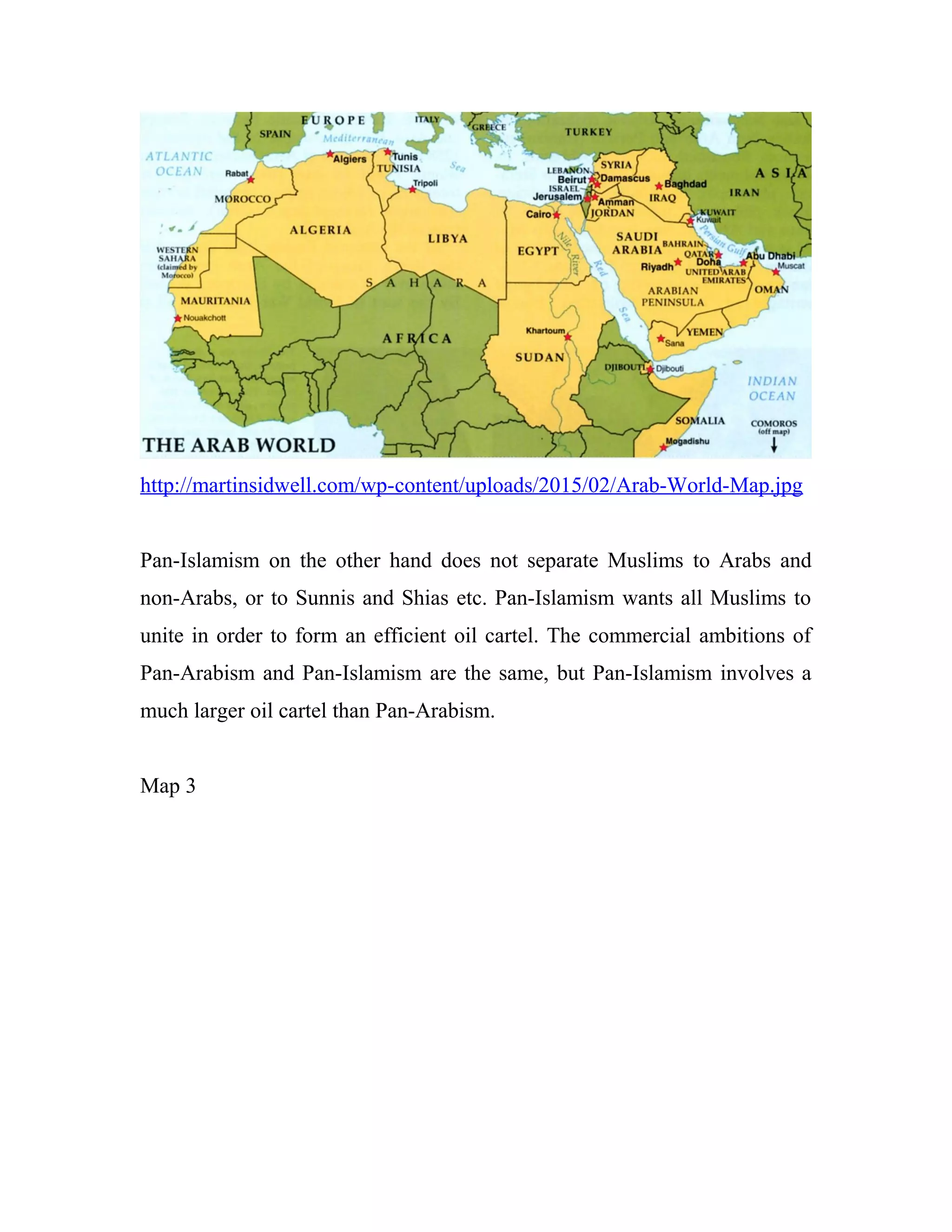 Pan-Arabism VS Pan-Islamism | DOC
