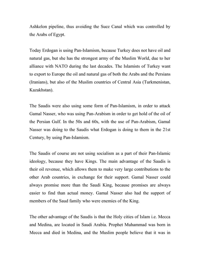 Pan-Arabism VS Pan-Islamism | DOC