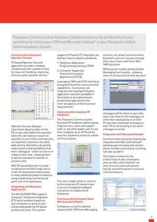 Panasonic Pbx System | PDF