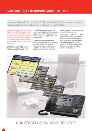 Panasonic Pbx System | PDF