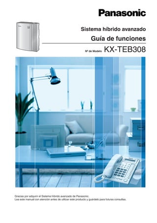 Panasonic kx teb308 guia-de_funciones | PDF