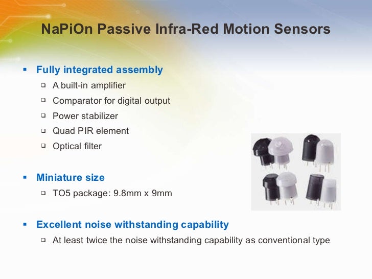 Passive Infrared Human Detection Sensor with Built-in Amp