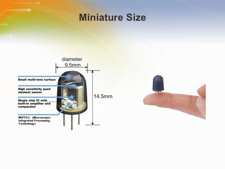 Passive Infrared Human Detection Sensor with Built-in Amp