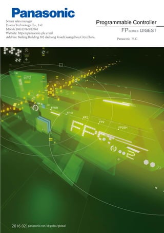 Panasonic plc fp series | PDF
