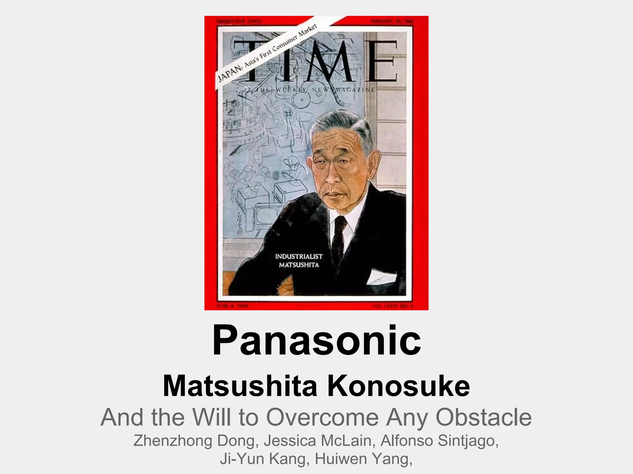 2012 - Leadership - Panasonic Presentation | PDF