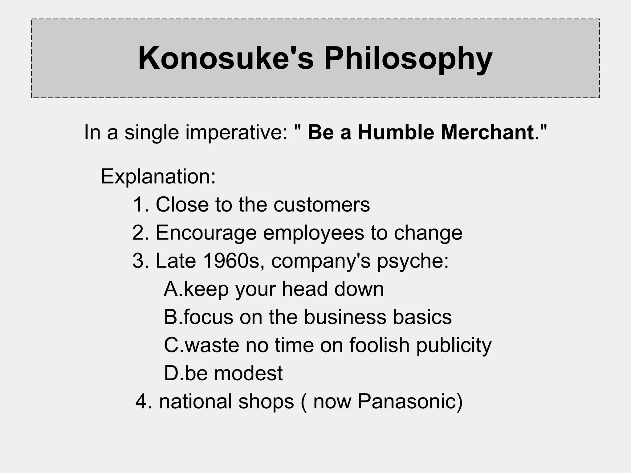 2012 - Leadership - Panasonic Presentation | PDF