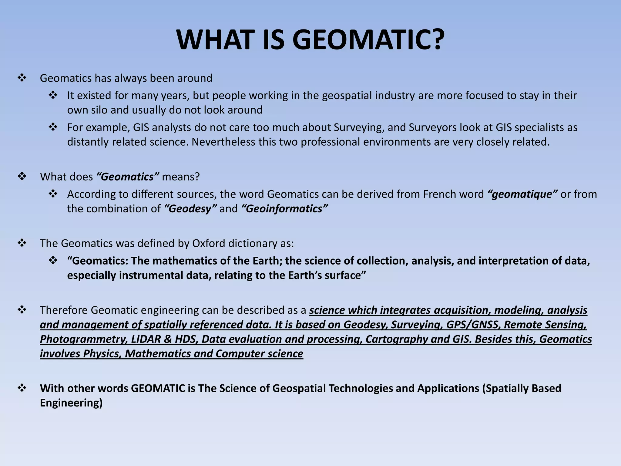 2013 Education Track, Geomatic Education and Research in Colorado by ...