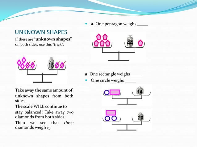 Pan balance algebra | PPTX