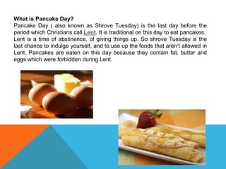 Pancake day | PPTX
