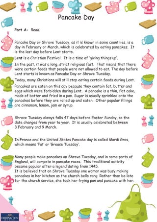 Pancake Day | PDF