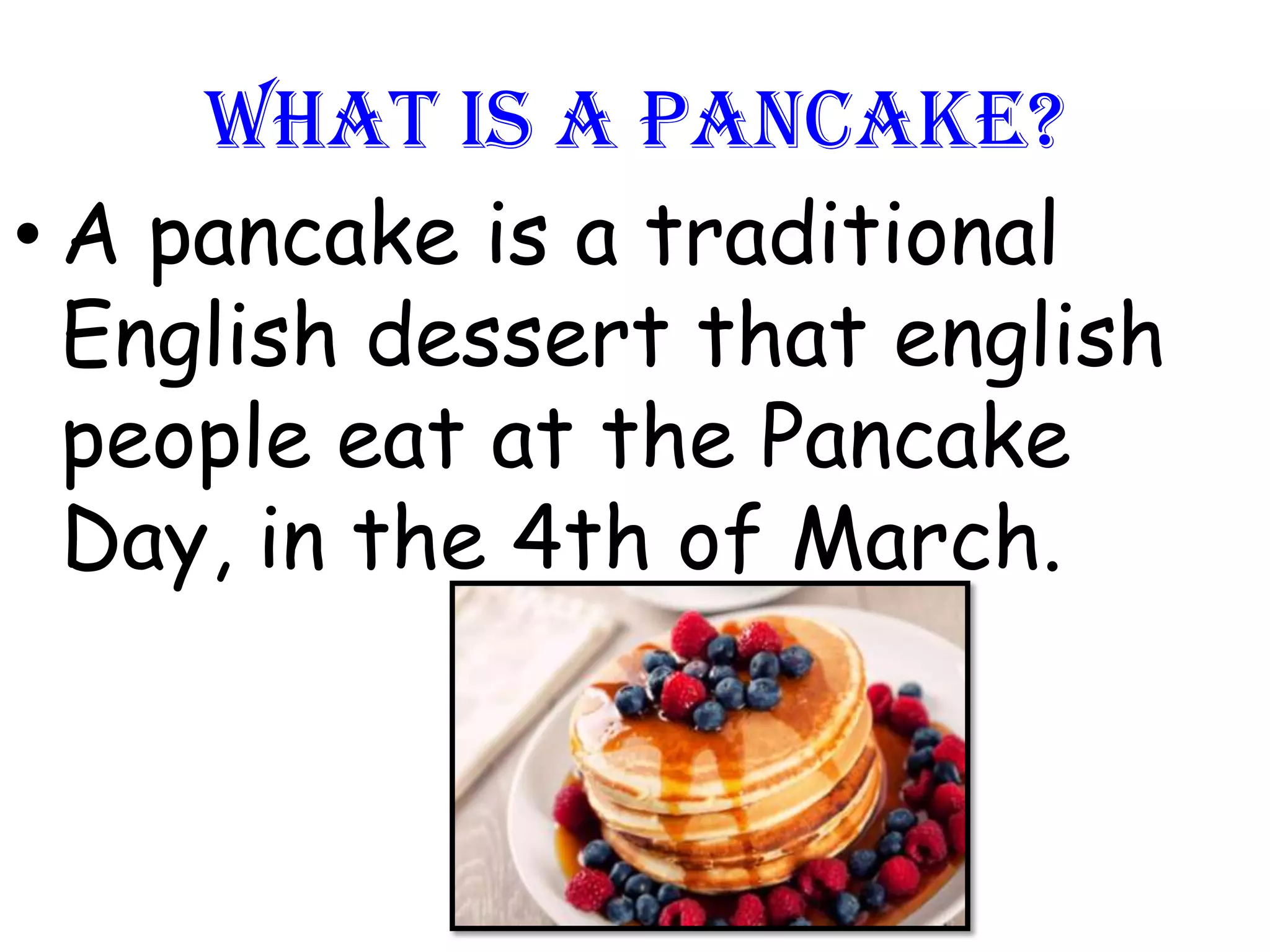 Pancake power point | PPT