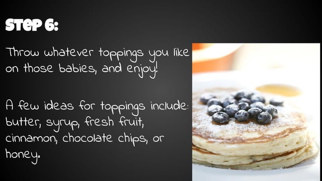 Pancakes presentation | PDF | Cooking | Food & Drink