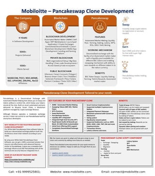 Pancakeswap clone development | PDF