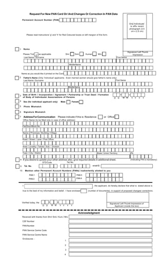 Pan card duplicate 1 | PDF