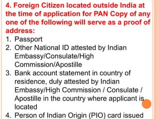 Pan card details individual | PPT