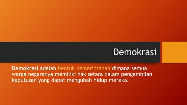 Pancasila - Demokrasi | PPT