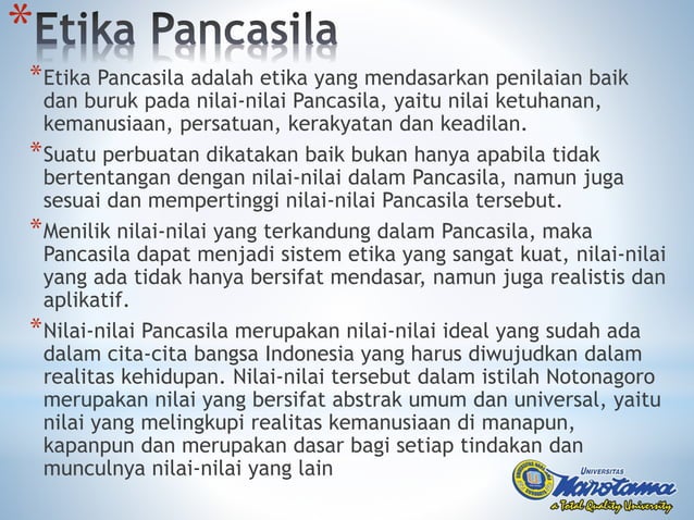 pancasila etika bernegara | PPTX