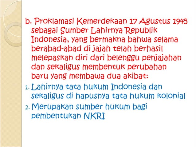 PANCASILA DALAM SEJARAH BANGSA INDONESIA (PROKLAMASI KEMERDEKAAN 17 AGUSTUS 1945).ppt