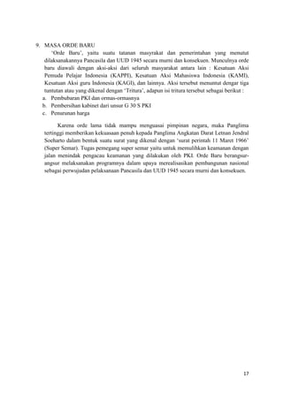 Pancasila dalam sejarah perjuangan bangsa indonesia | PDF