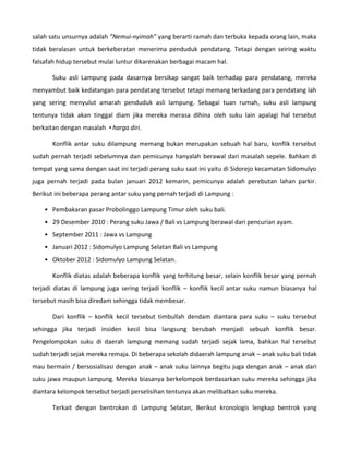 Pancasila dan konflik suku | PDF