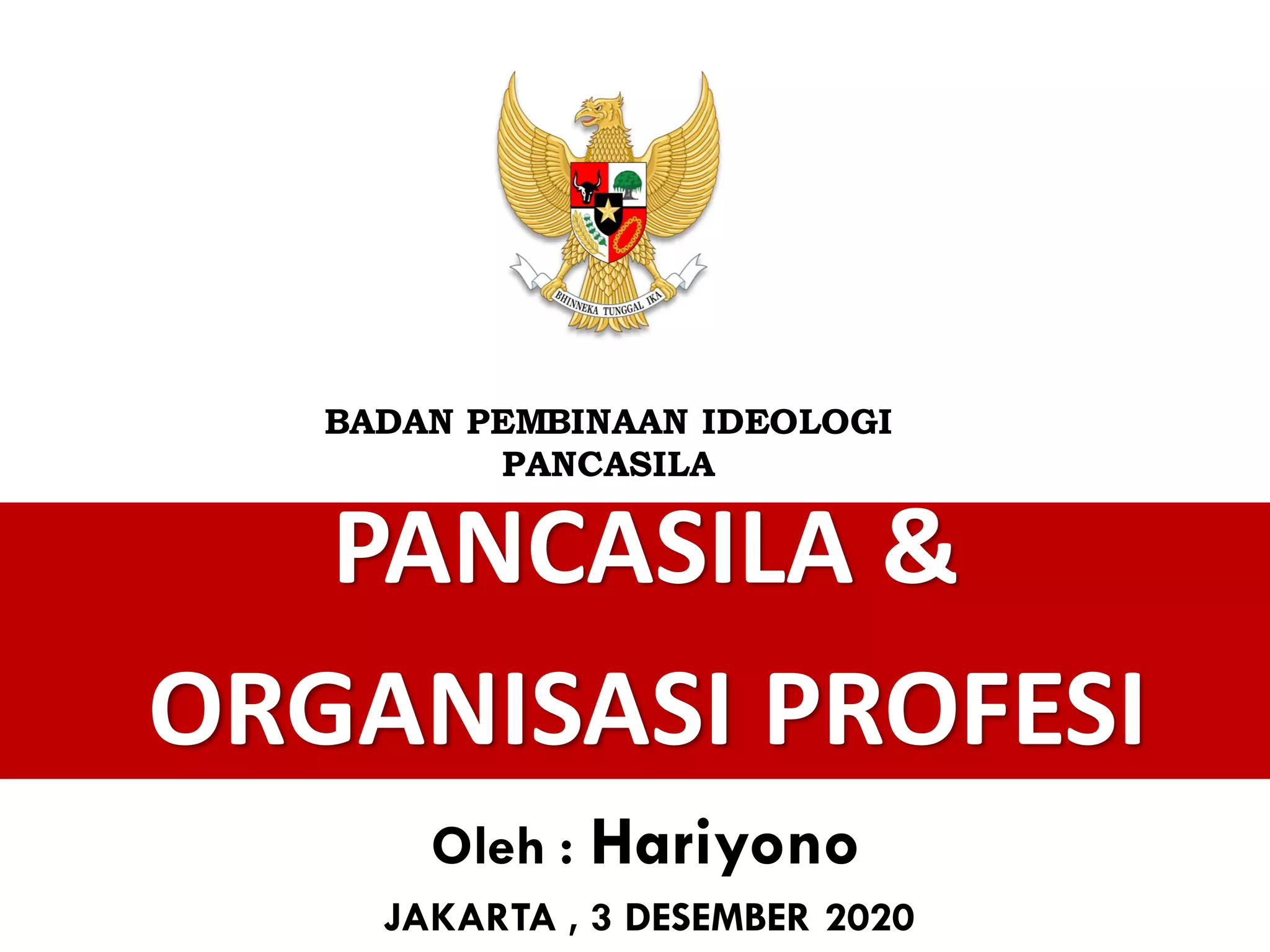 Pancasila dan Organisasi Profesi | PDF