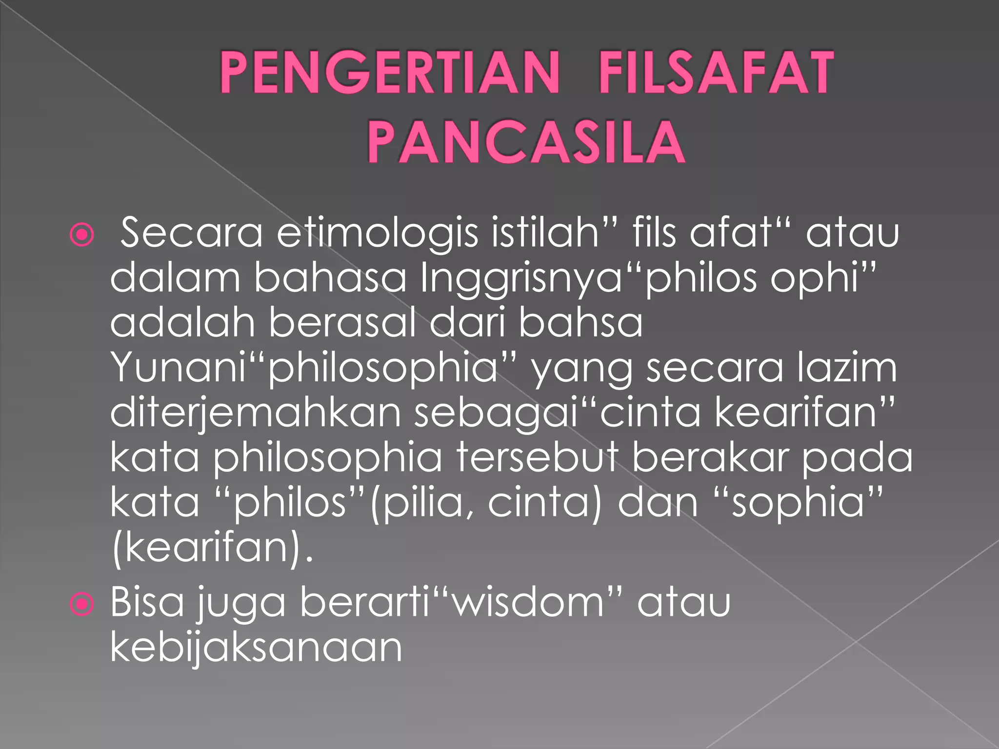 Pancasila sebagai Dasar Falsafah Negara Indonesia | PDF
