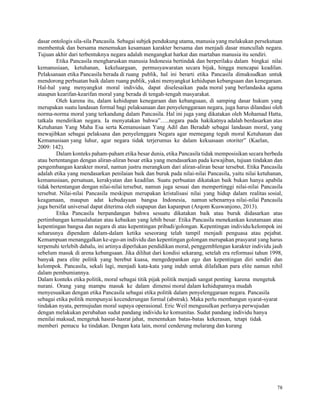 PANCASILA SEBAGAI DASAR ETIKA | PDF