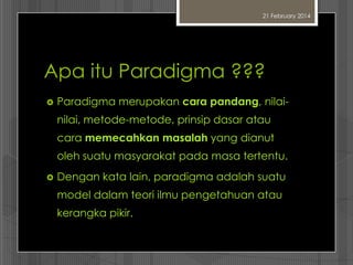Pancasila sebagai paradigma pembangunan | PPTX