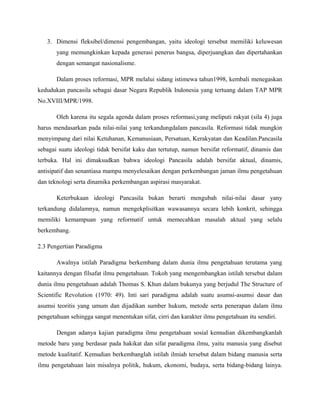 Pancasila sebagai paradigma pengembangan hukum | DOC