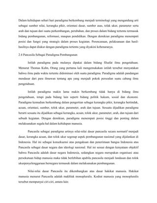 Pancasila sebagai paradigma pengembangan hukum | DOC