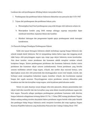 Pancasila sebagai paradigma pengembangan hukum | DOC
