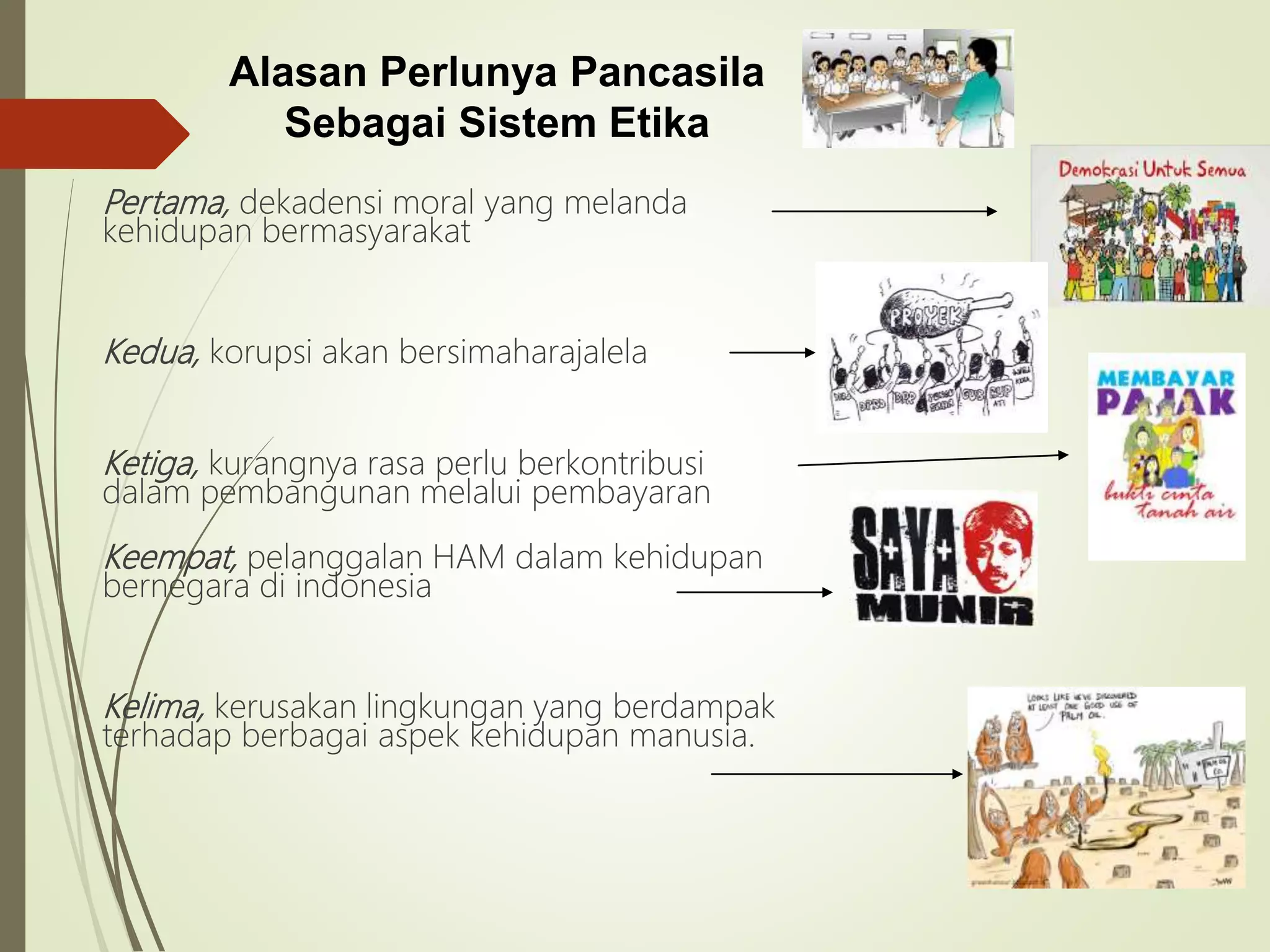 Pancasila sebagai sistem etika | PPTX