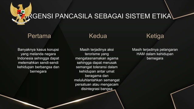 Pancasila sebagai sistem etika | PPTX