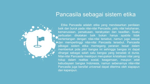 Pancasila sebagai sistem etika (ppt by me) | PPTX