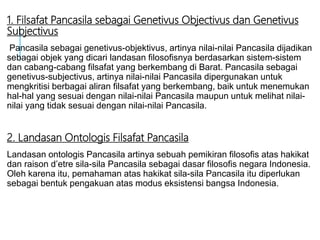 Pancasila sebagai sistem filsafat kel.5 | PPTX