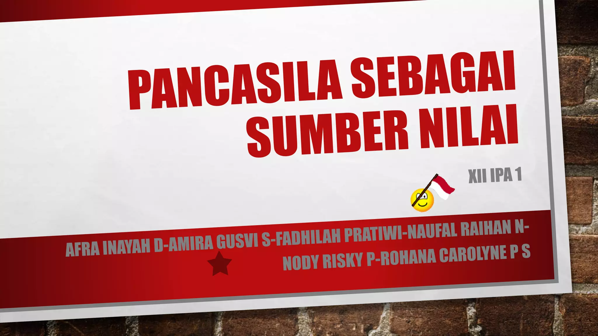 Pancasila sebagai sumber nilai | PPTX