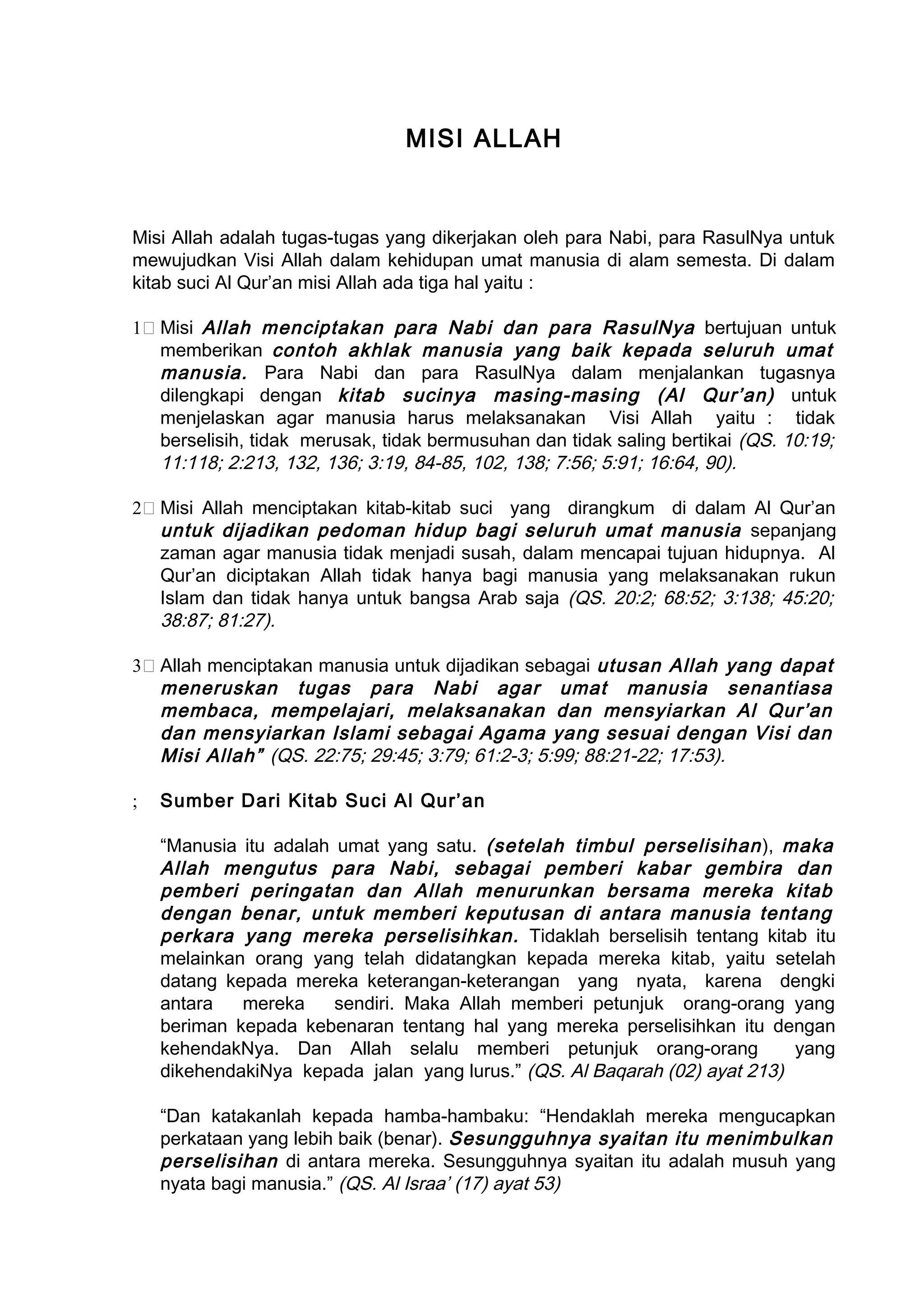 Pancasila versi kitab2 wahyu. | RTF